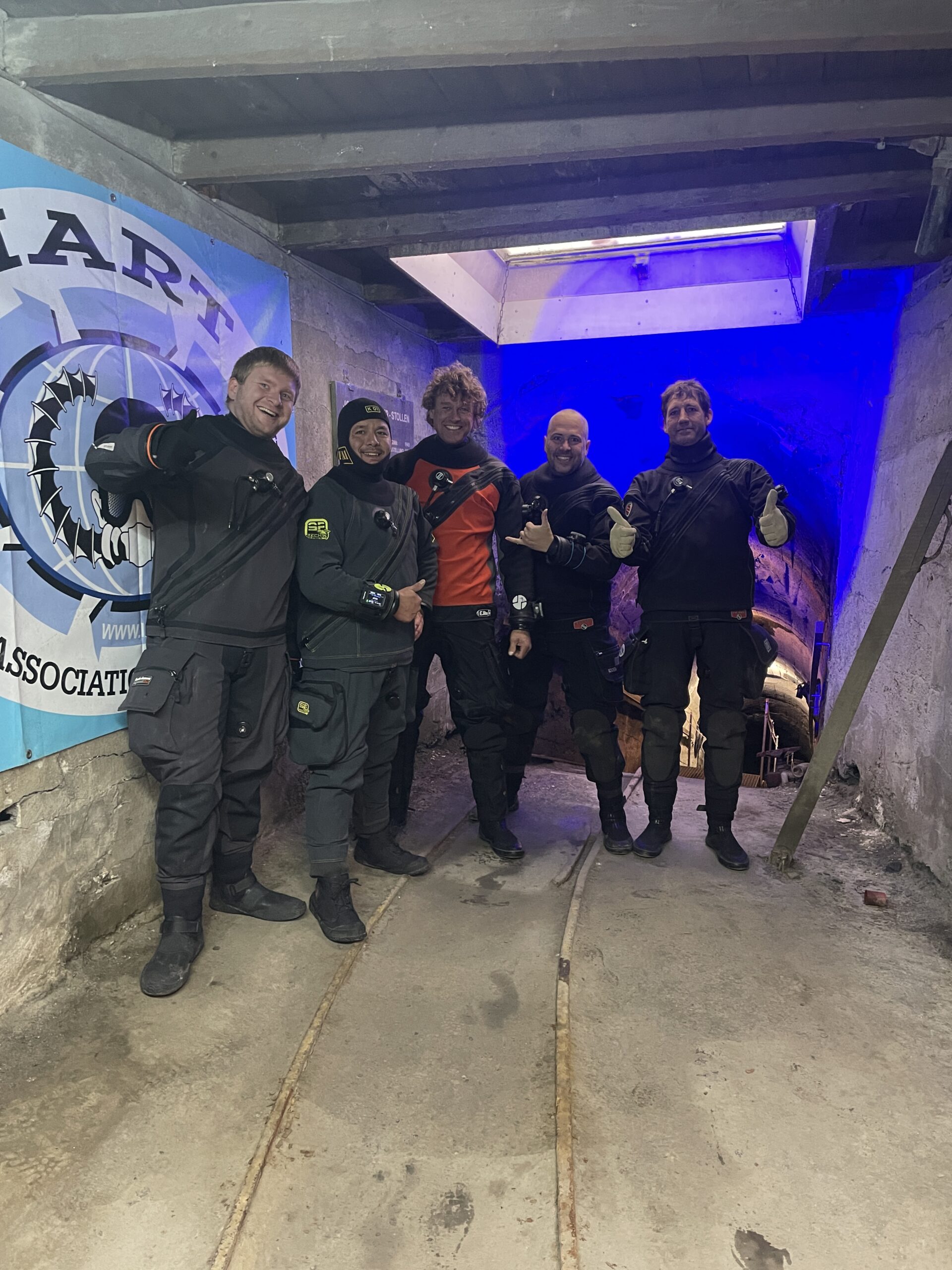 2022 German mine tour, Day 1 - Team Yellow